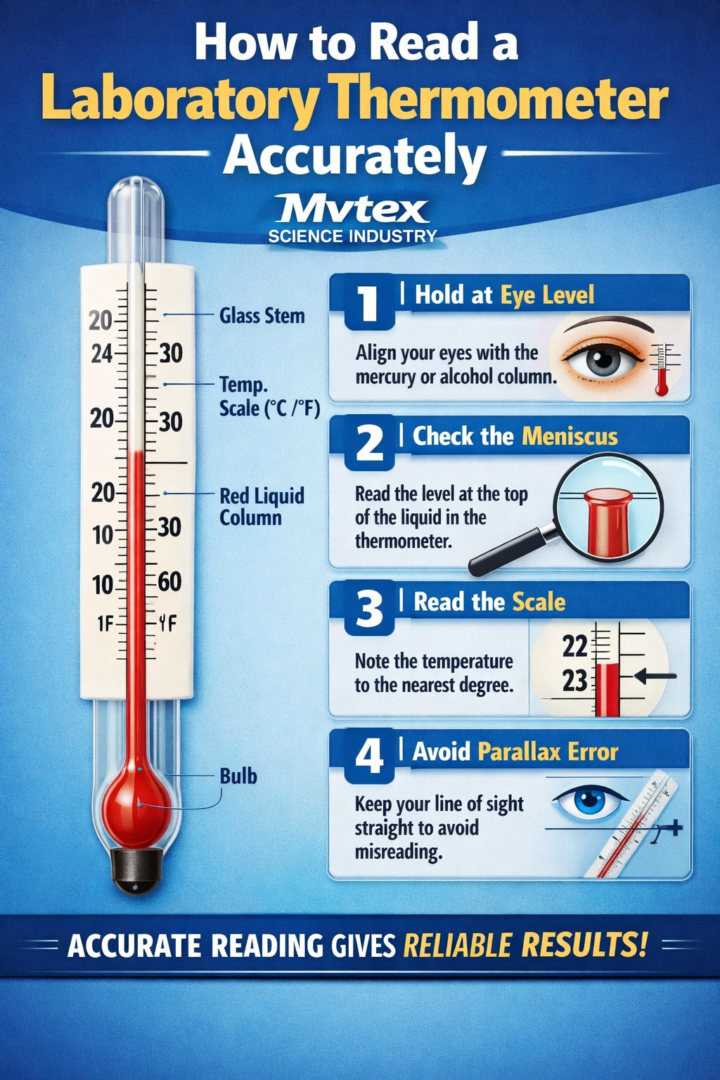 How to Read a Laboratory Thermometer Accurately - Mvtex Science Industries